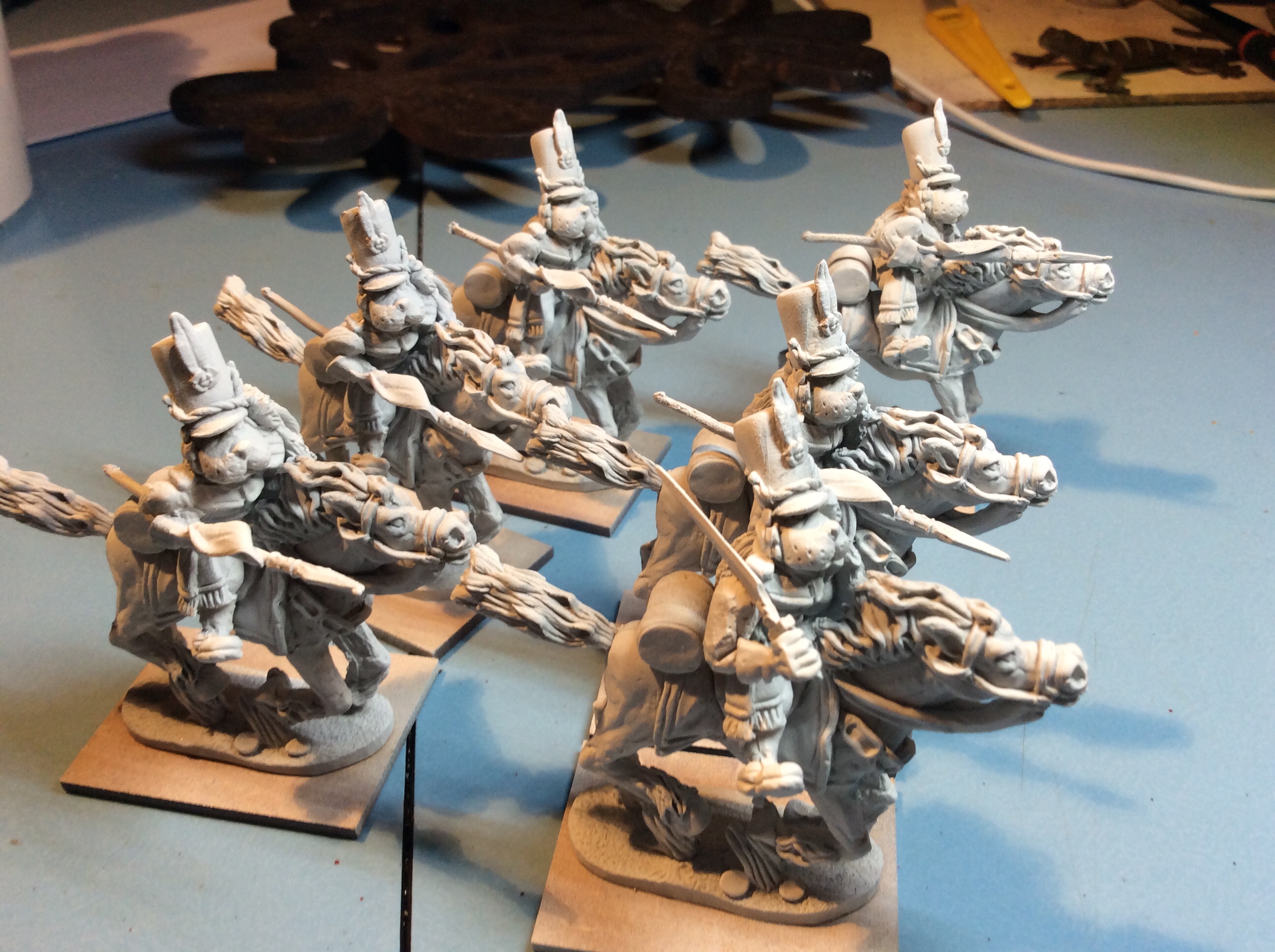 Ostarian Hussars…Slapping the Paint About – Bogenwald