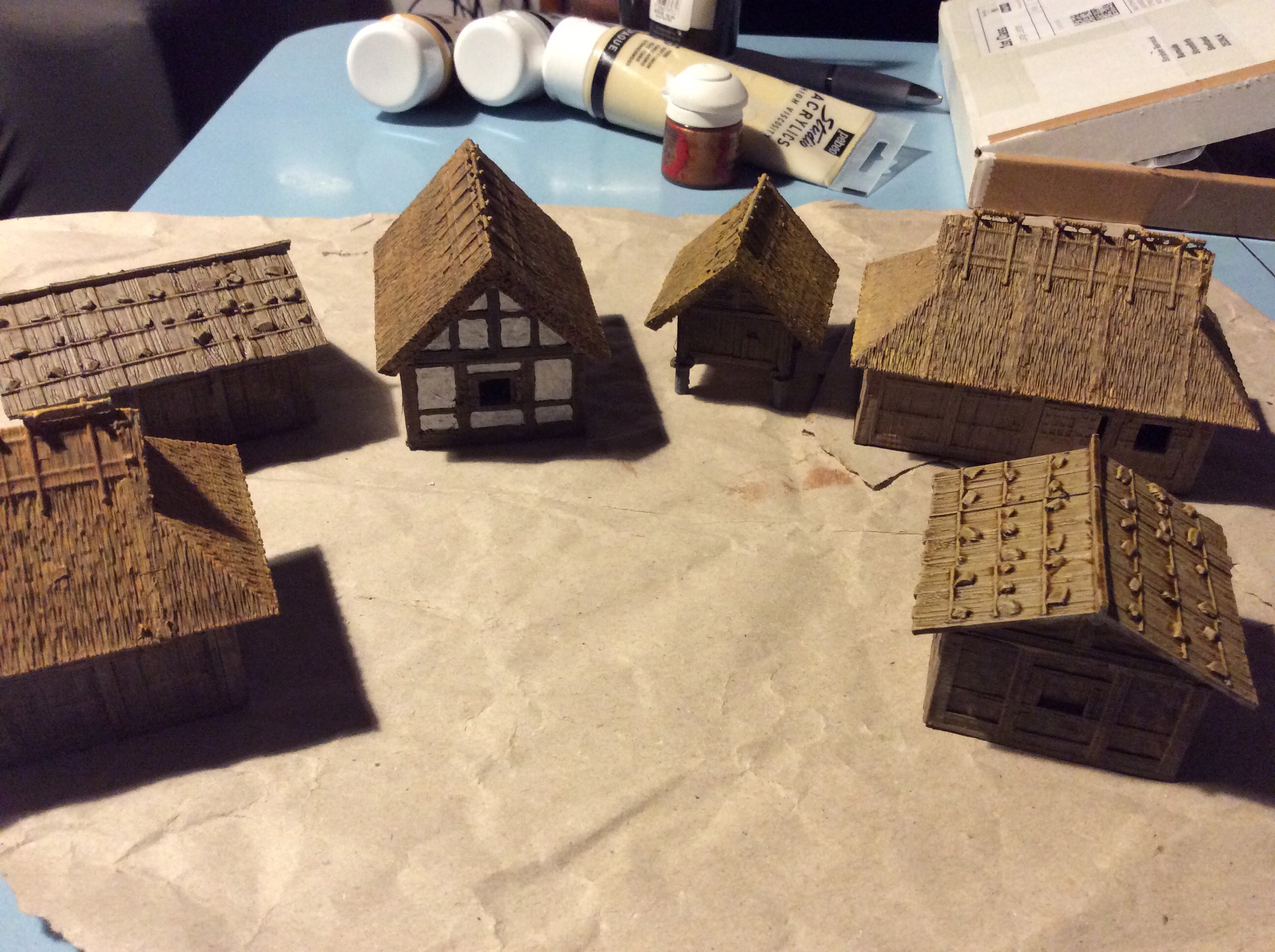 Further work on the Village – Bogenwald