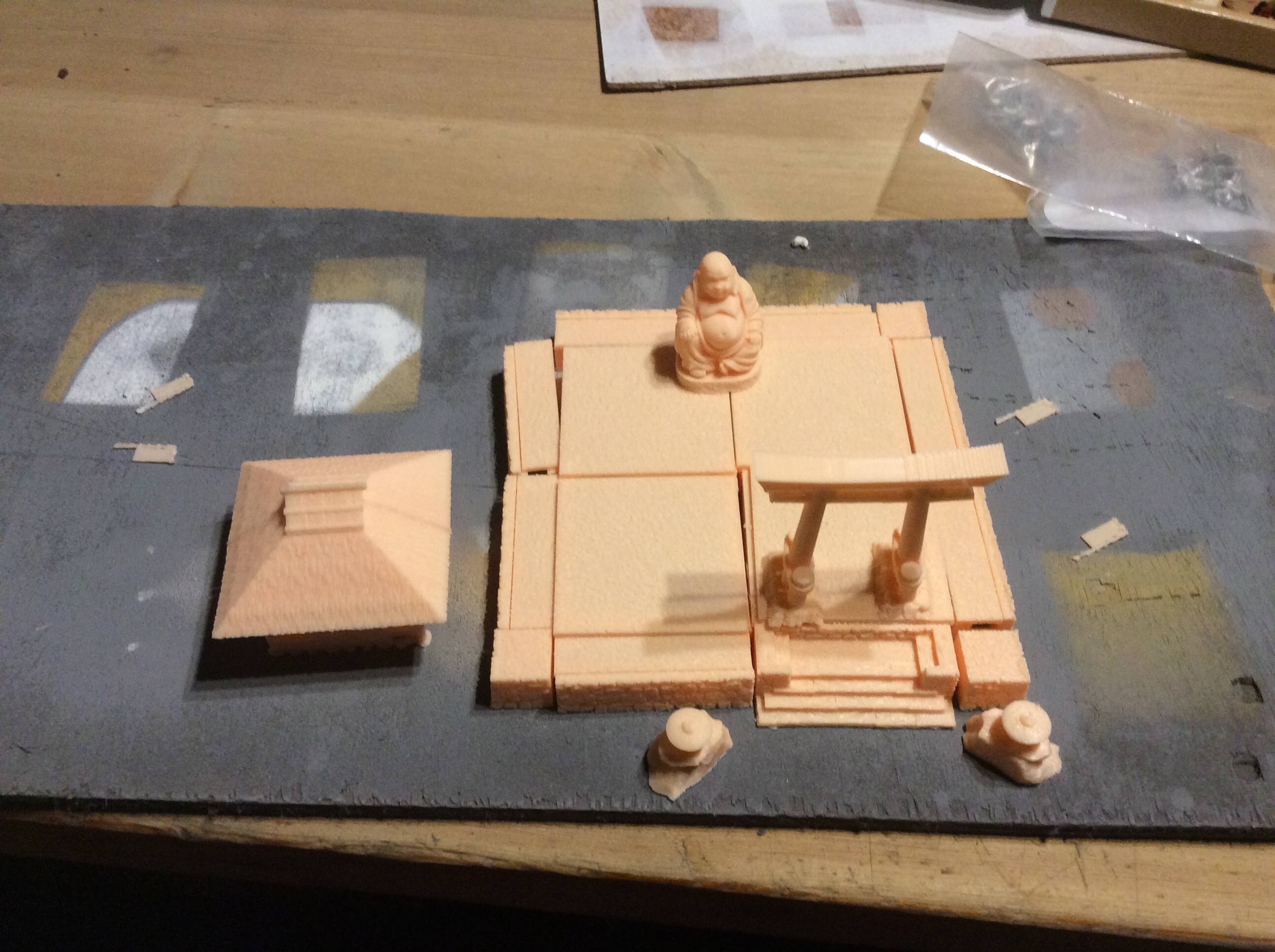 Working on the Shrine – Bogenwald