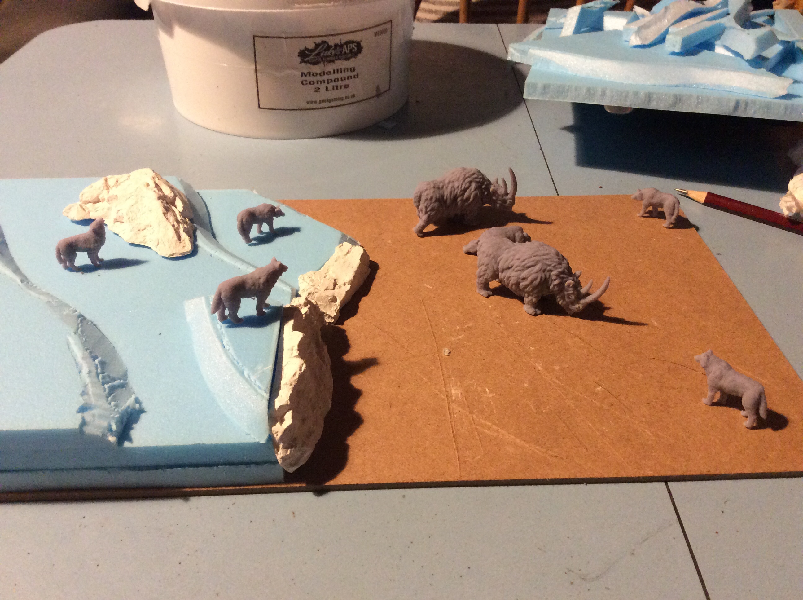 Diorama… Starting on the Groundwork – Bogenwald