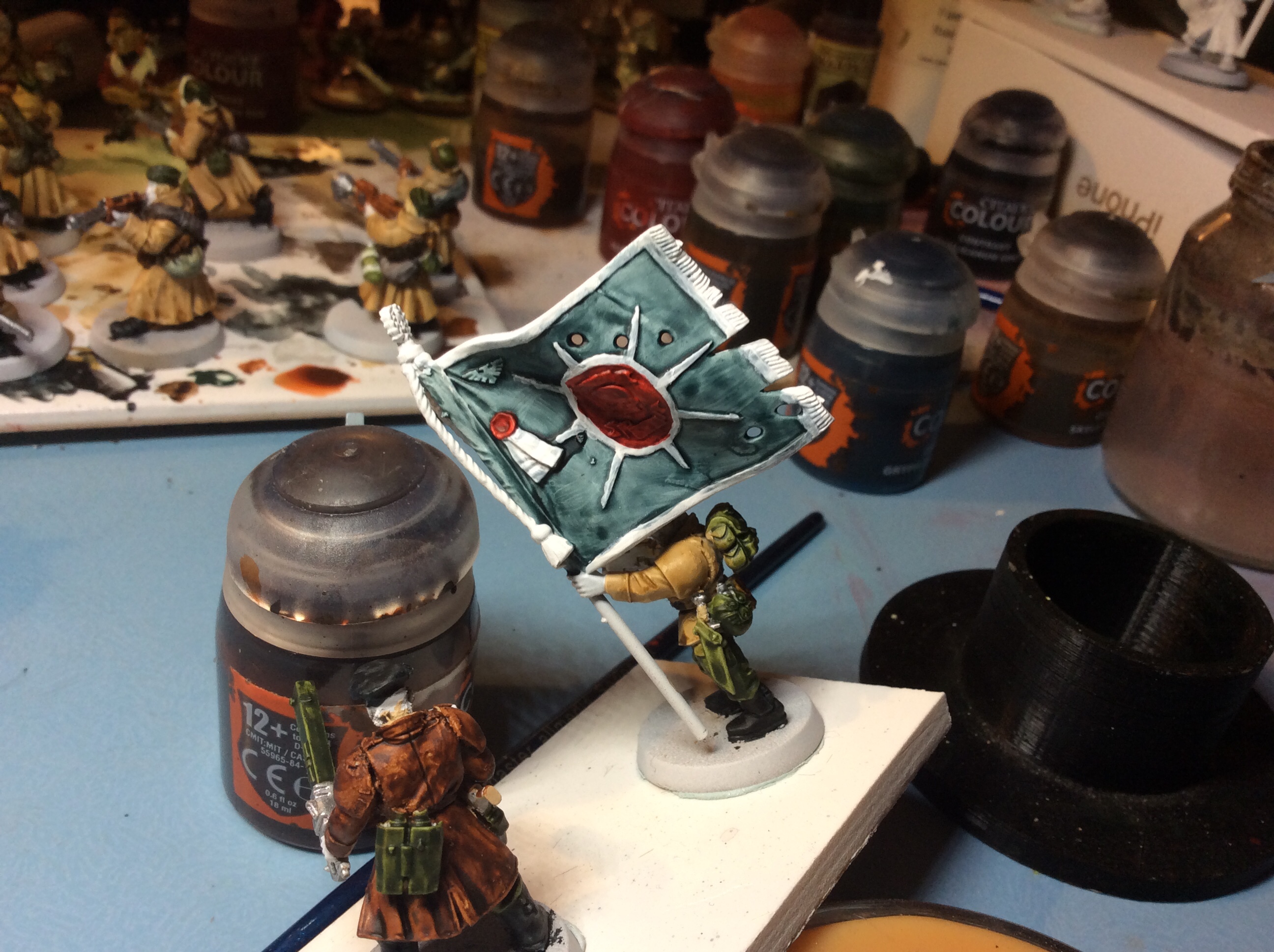 Working on the Flag – Bogenwald