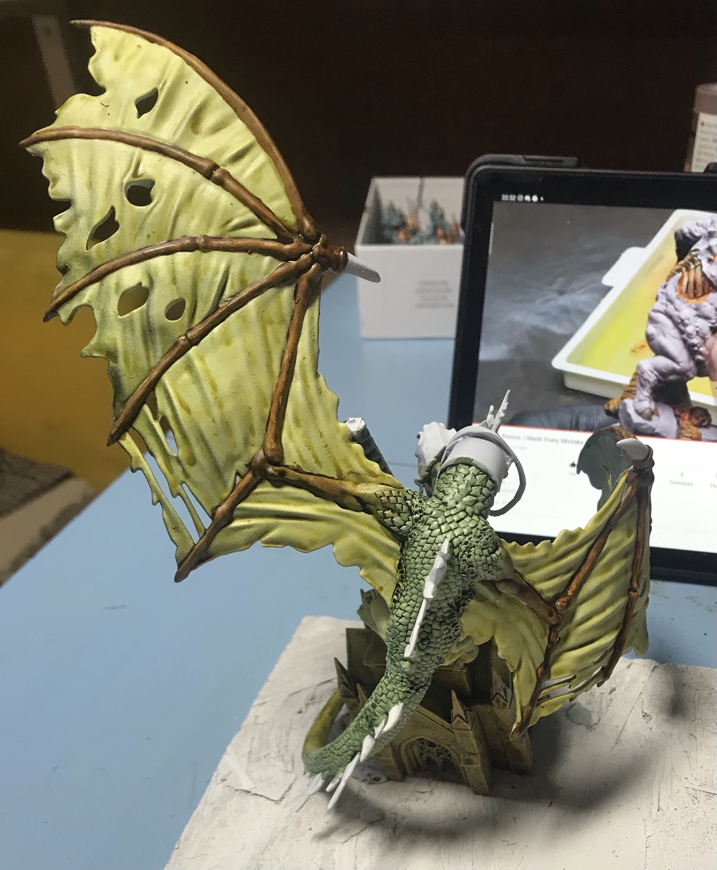 Working on the Big Beastie – Bogenwald