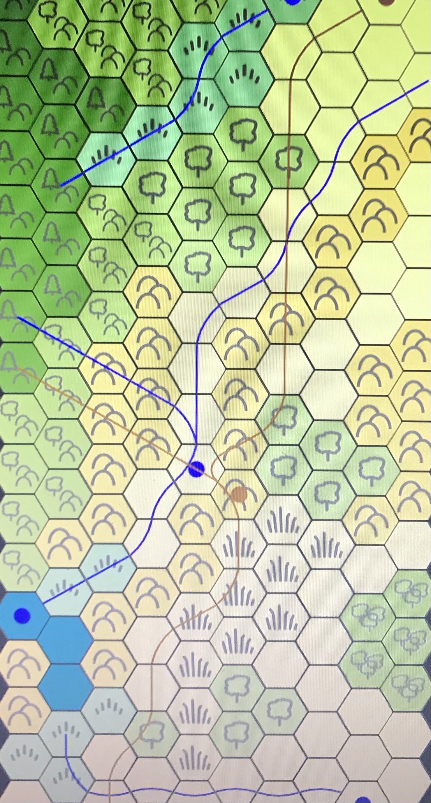 Painting and a Map – Bogenwald